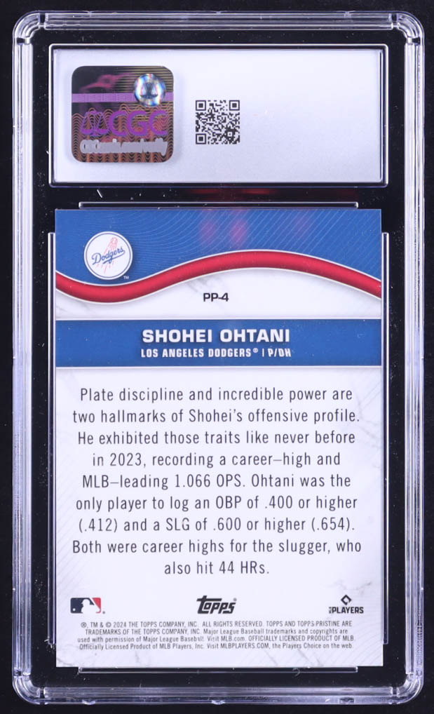 Shohei Ohtani 2024 Topps Pristine Pristine Production #PP4 (CGC 10) | Pristine Auction