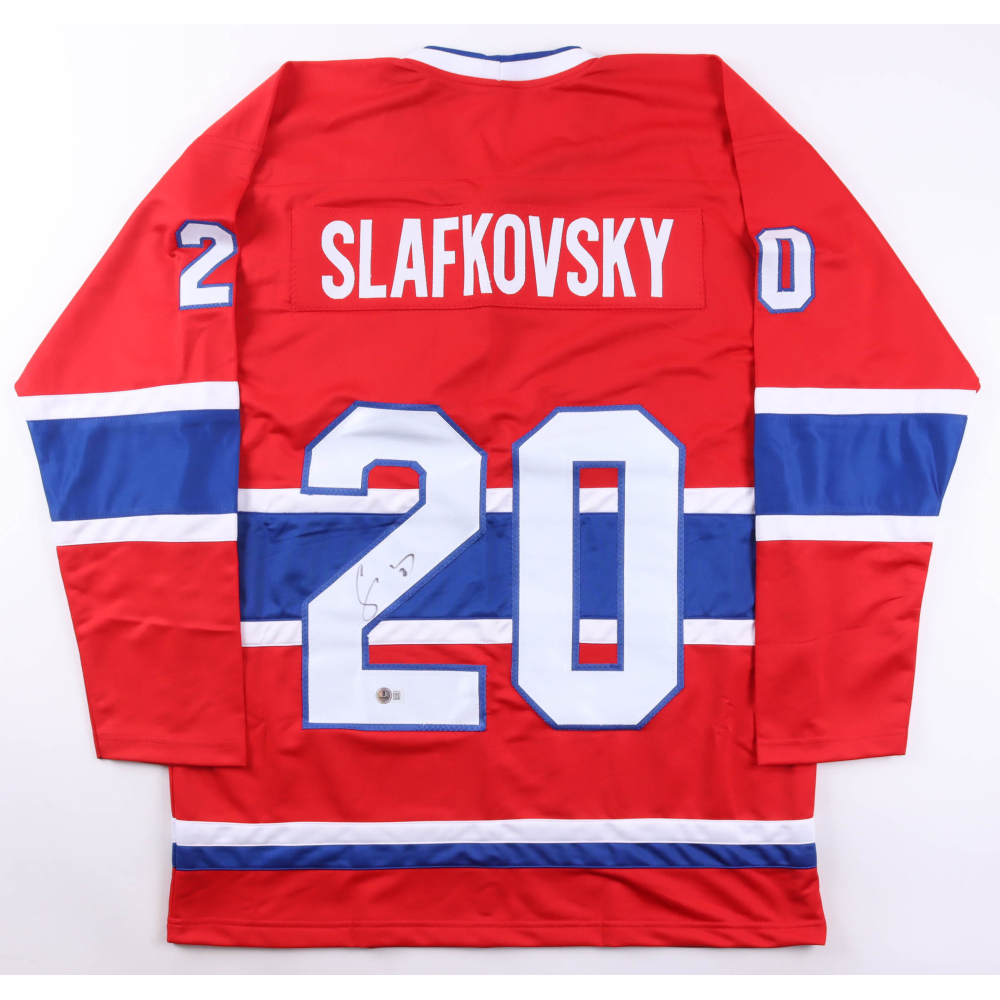 Juraj Slafkovsky Signed Jersey (Beckett) | Pristine Auction