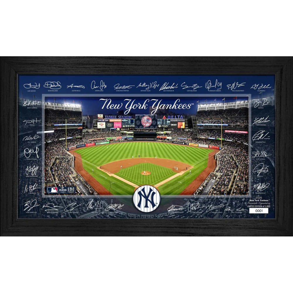 Yankees LE 2025 "Signature Field" Custom Framed Photo | Pristine Auction