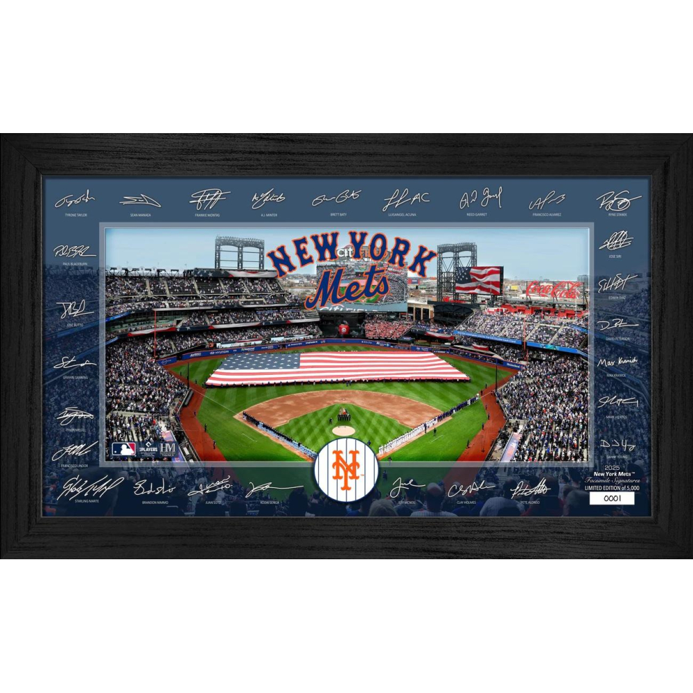 Mets LE 2025 "Signature Field" Custom Framed Photo | Pristine Auction