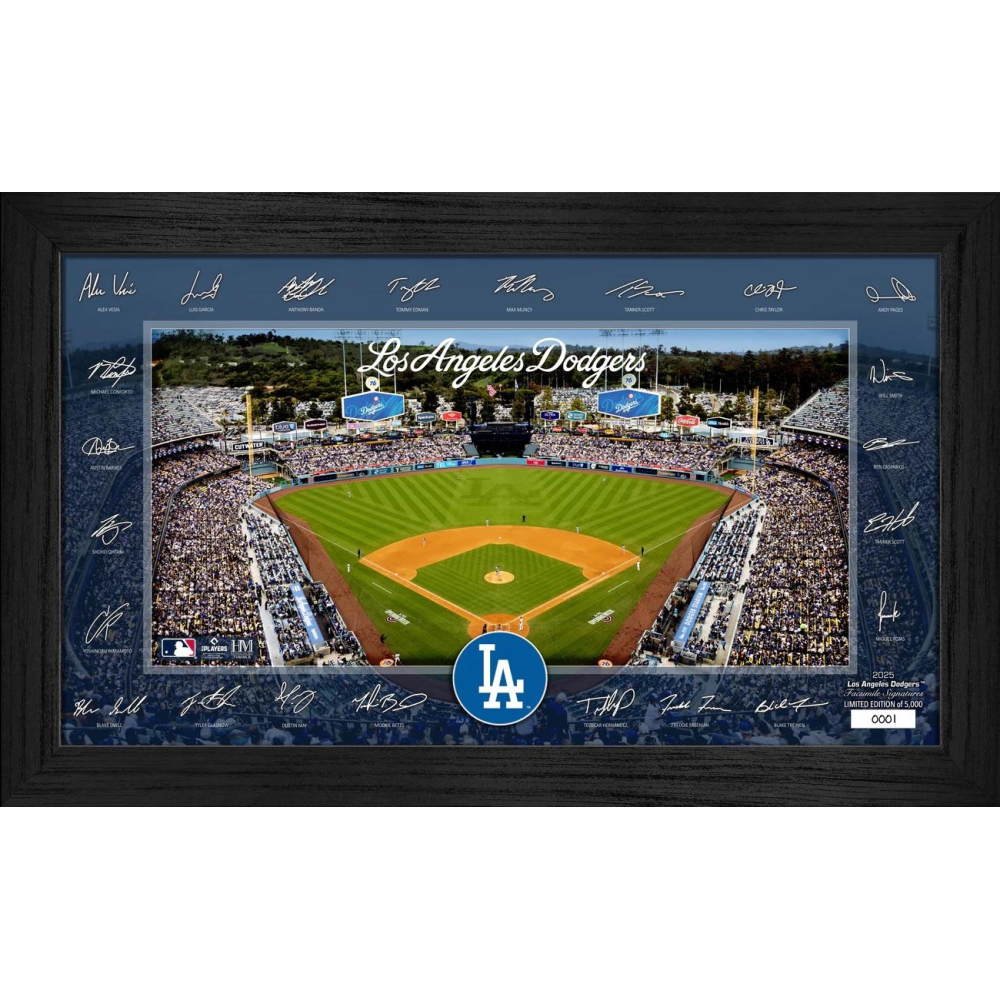 Dodgers LE 2025 "Signature Field" Custom Framed Photo | Pristine Auction