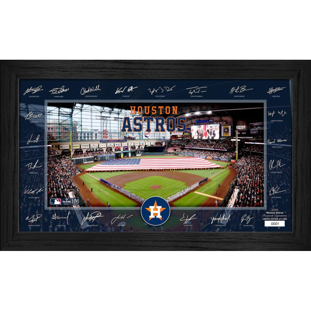 Astros LE 2025 "Signature Field" Custom Framed Photo | Pristine Auction