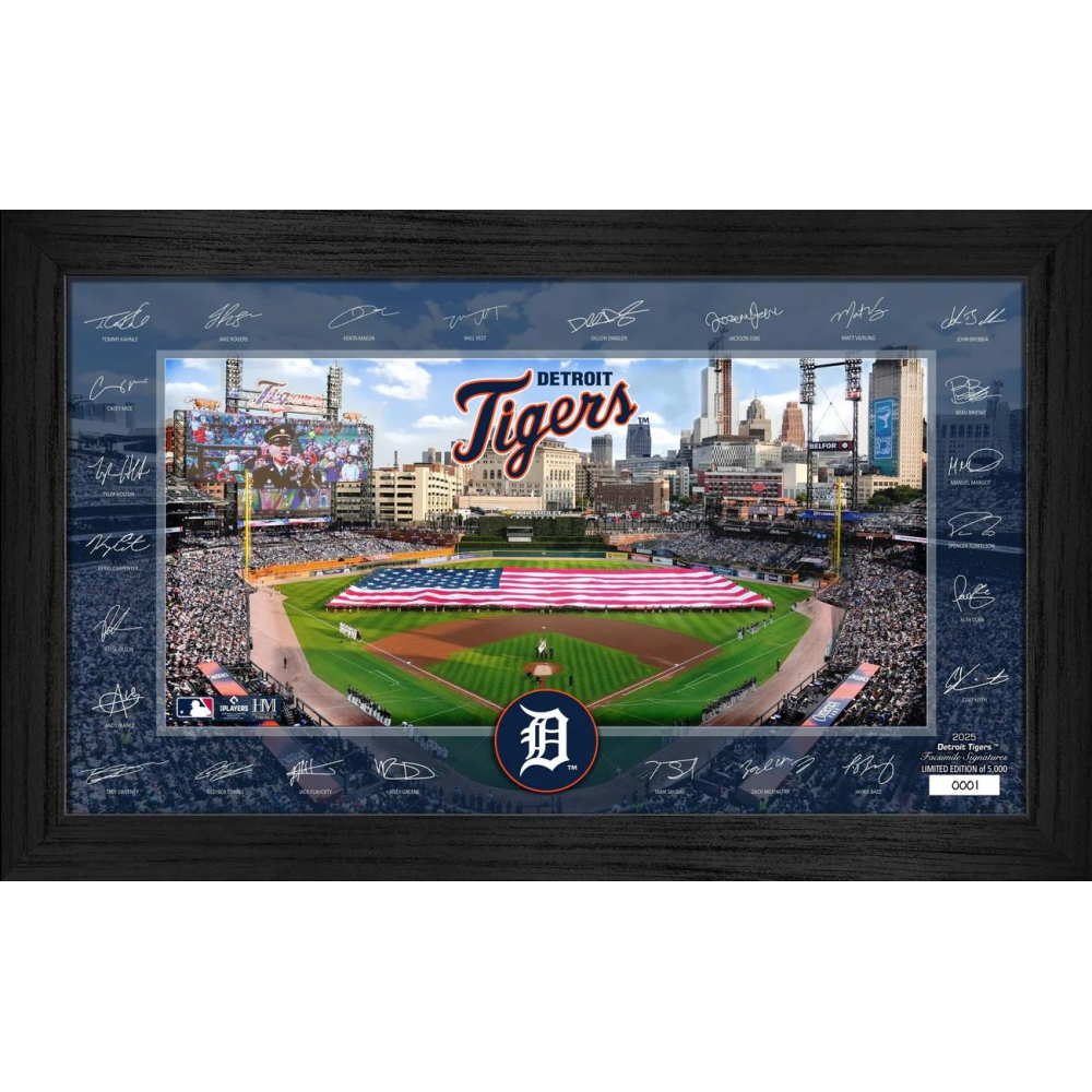 Tigers LE 2025 "Signature Field" Custom Framed Photo | Pristine Auction