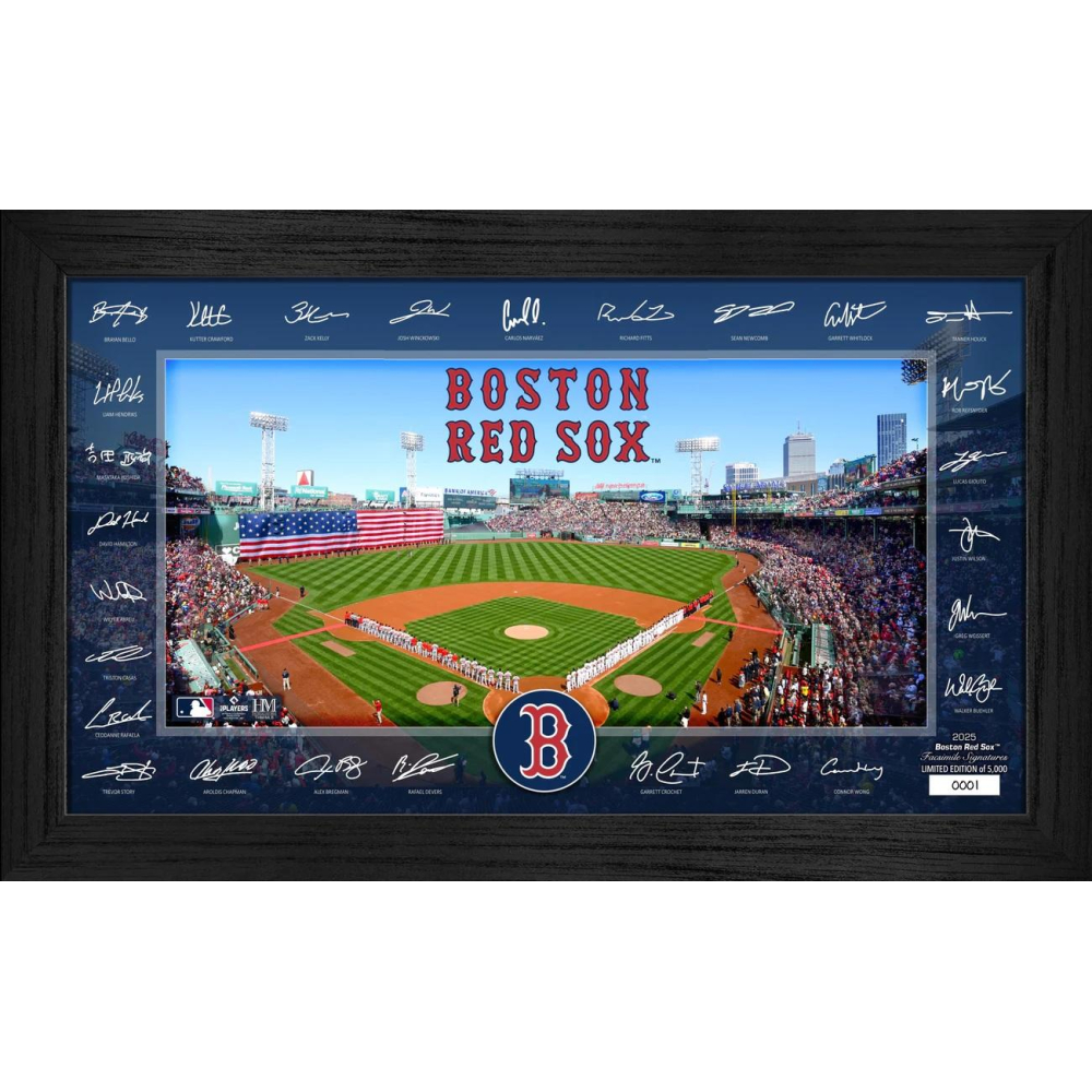 Red Sox LE 2025 "Signature Field" Custom Framed Photo | Pristine Auction