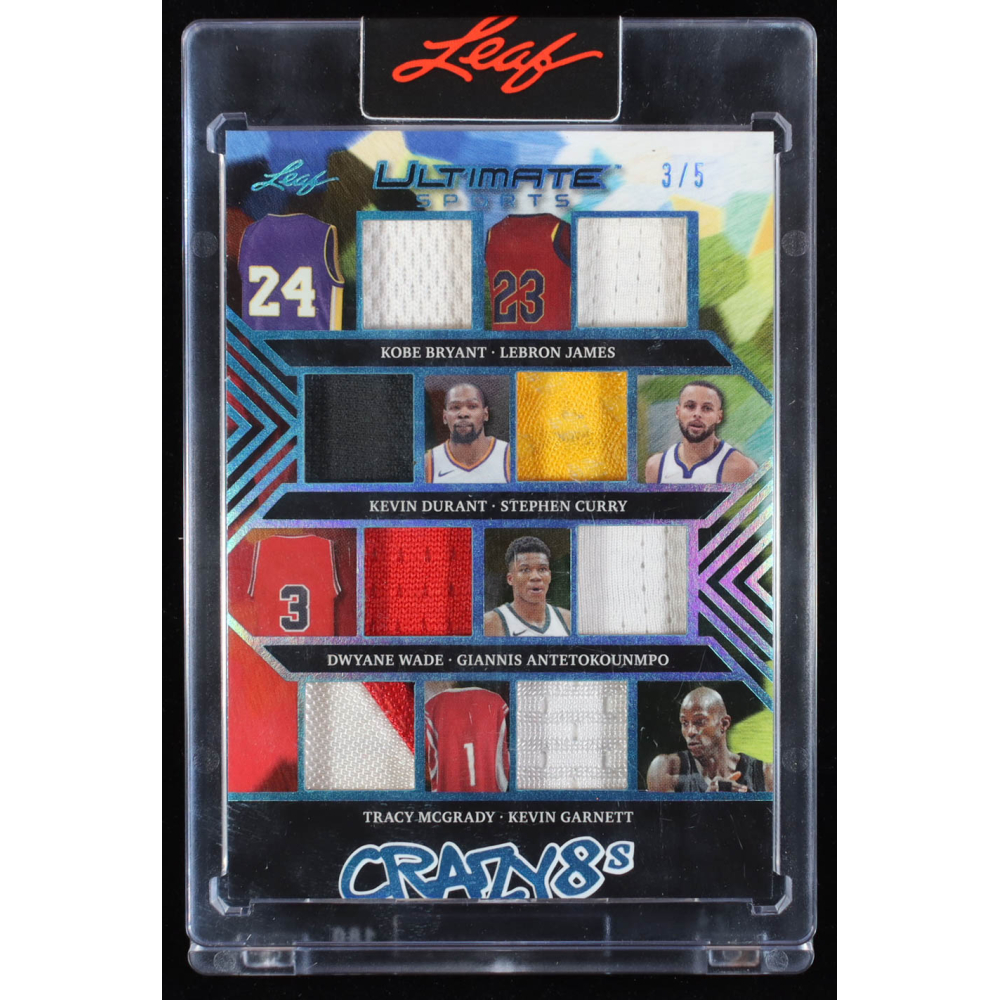 2024 Leaf Ultimate Sports Crazy 8's #C85 #3/5 Kobe Bryant / Lebron ...