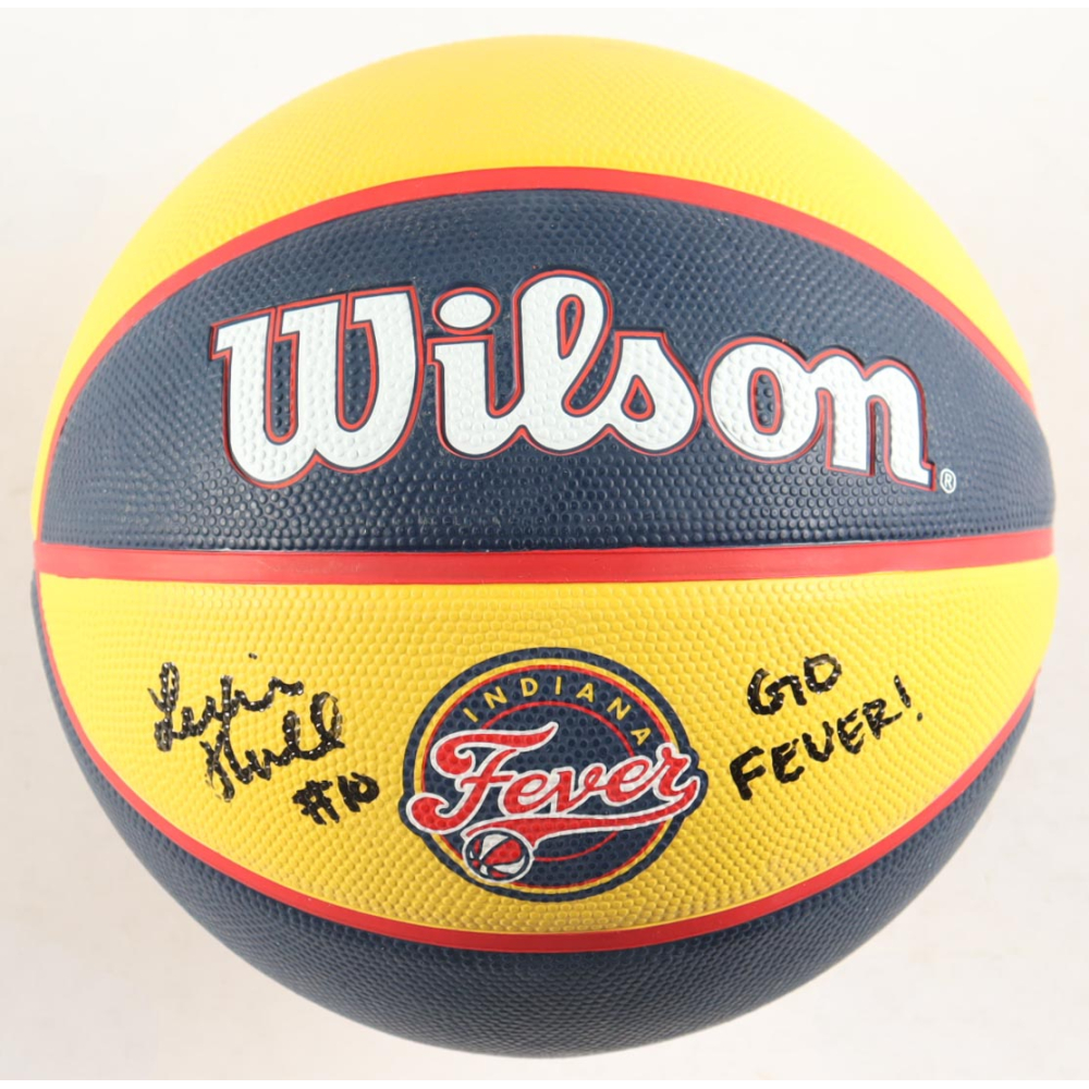 Lexie Hull Signed WNBA Fever Logo Basketball Inscribed "Go Fever" (JSA ...