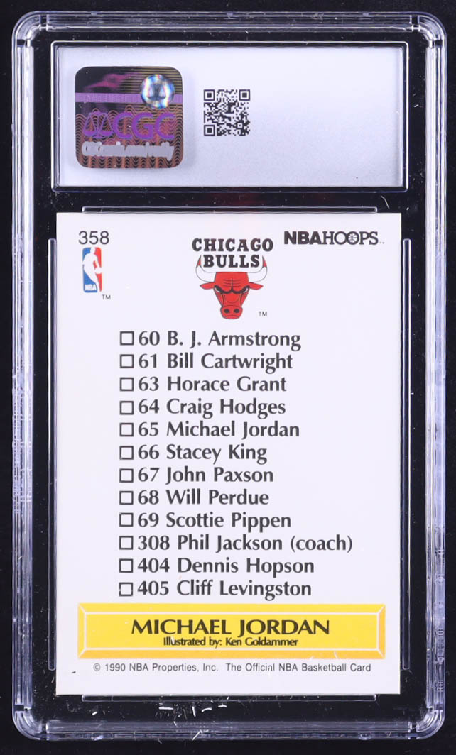 Michael Jordan 1990-91 Hoops #358 TC (CGC 10) | Pristine Auction