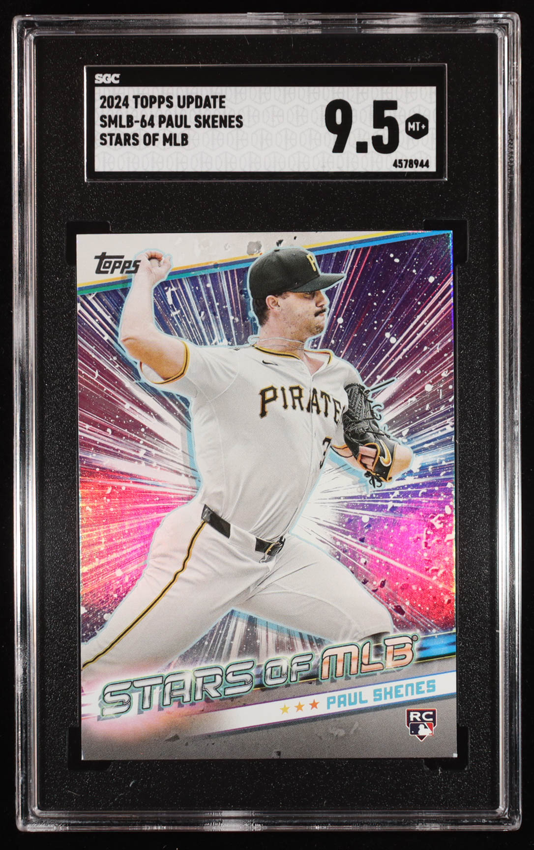 Paul Skenes 2024 Topps Stars of MLB #SMLB64 RC (SGC 9.5) | Pristine Auction