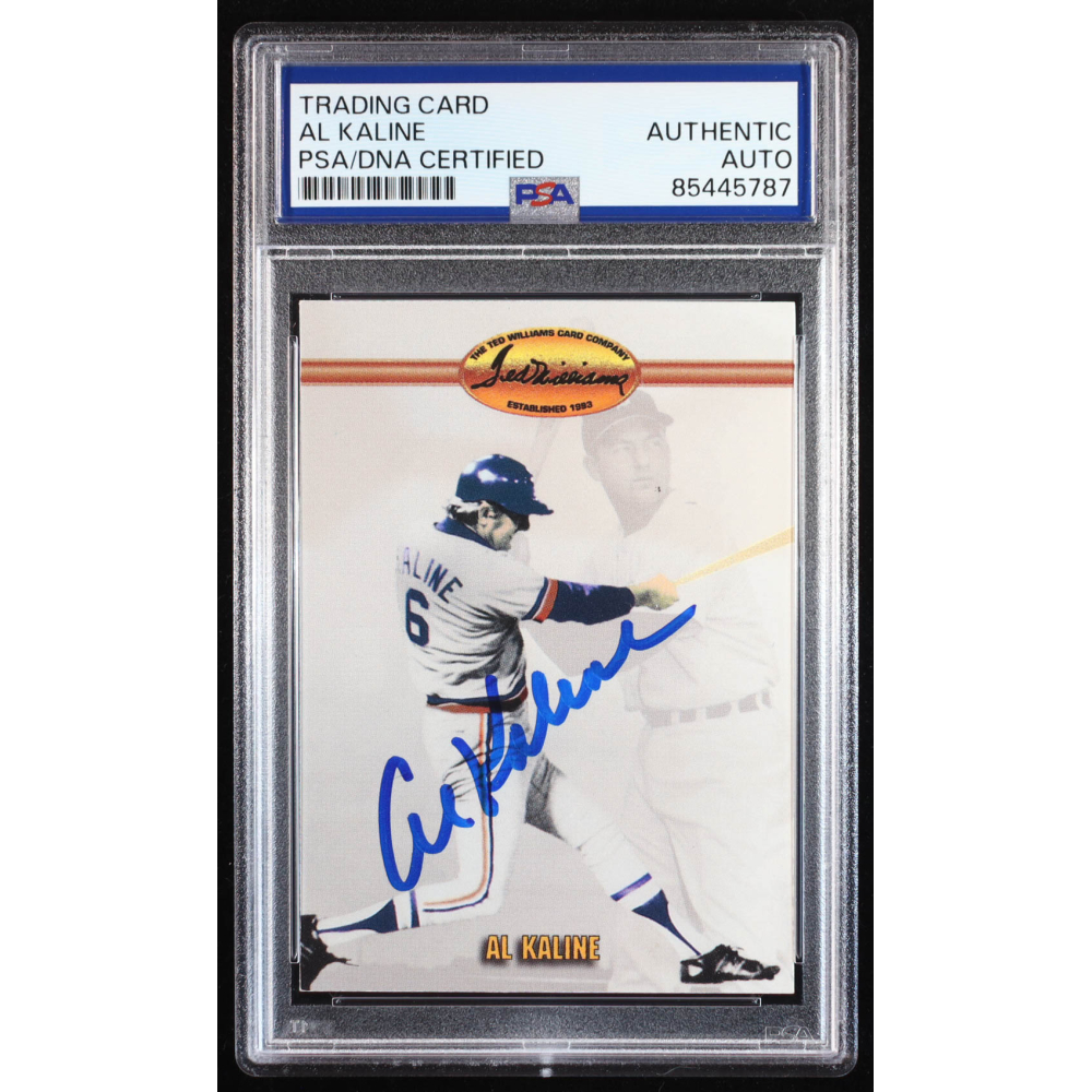 Al Kaline Signed 1993 Ted Williams #38 (PSA Authentic) | Pristine Auction