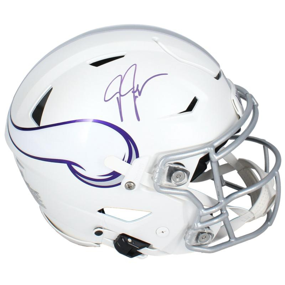 Justin Jefferson Signed Vikings Full-Size Authentic On-Field Alternate ...