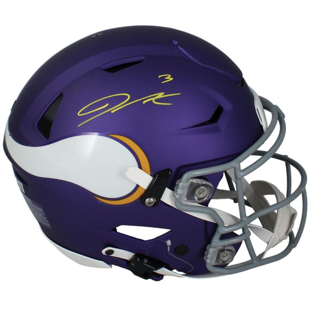 Jordan Addison Signed Vikings Full-Size Authentic On-Field Alternate ...