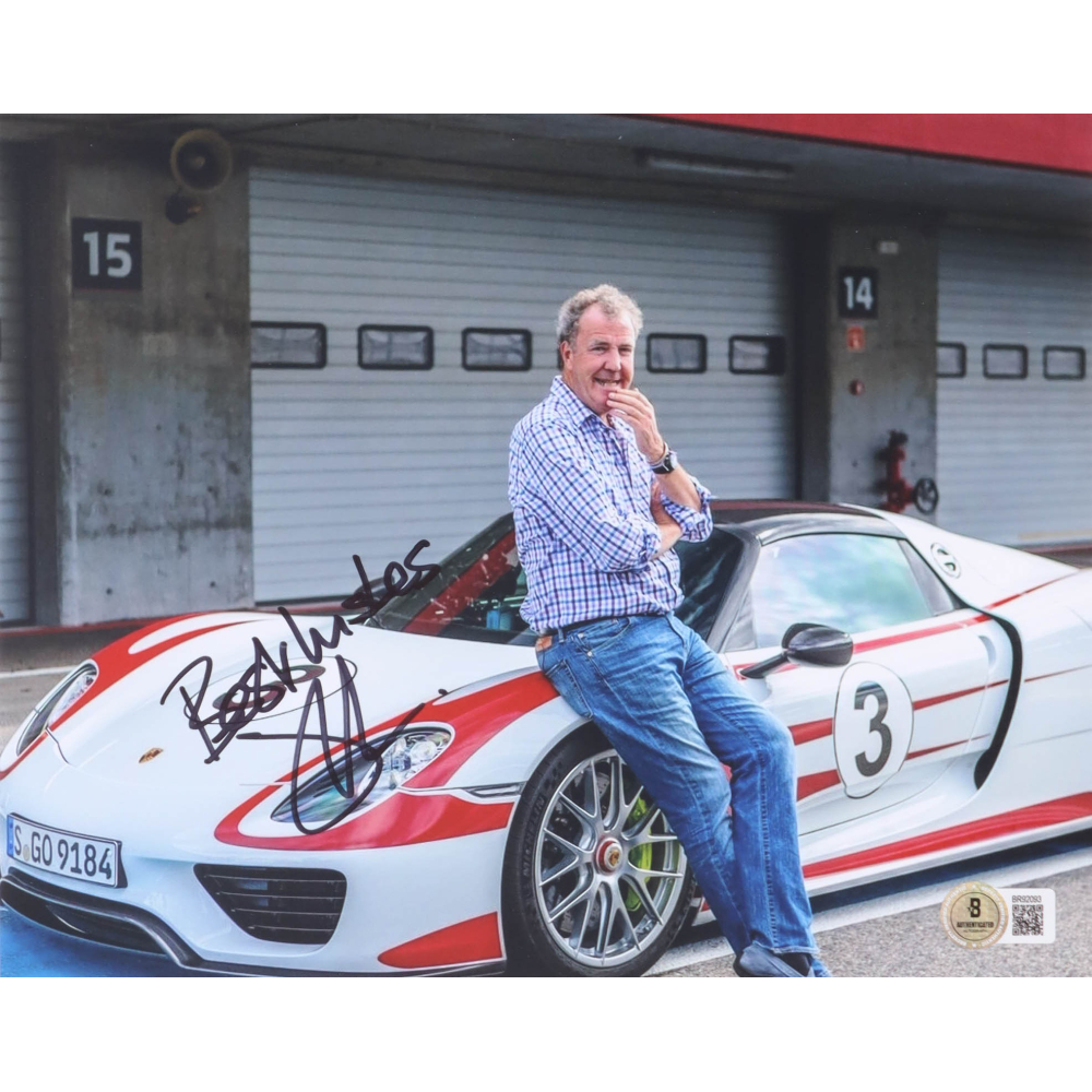 Jeremy Clarkson Signed 8x10 Photo Inscribed "Best Wishes" (Beckett ...