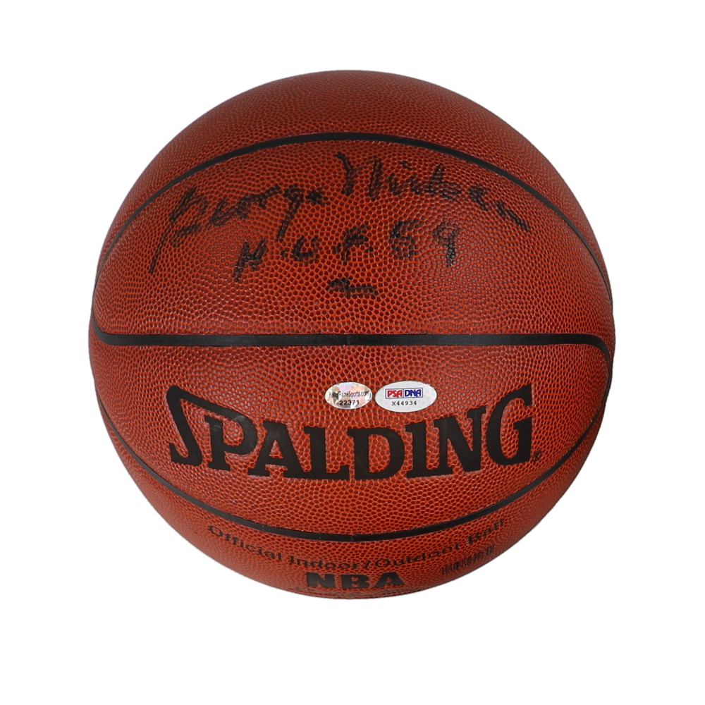 George Mikan Signed NBA Basketball Inscribed "H.O.F. 59" (PSA ...