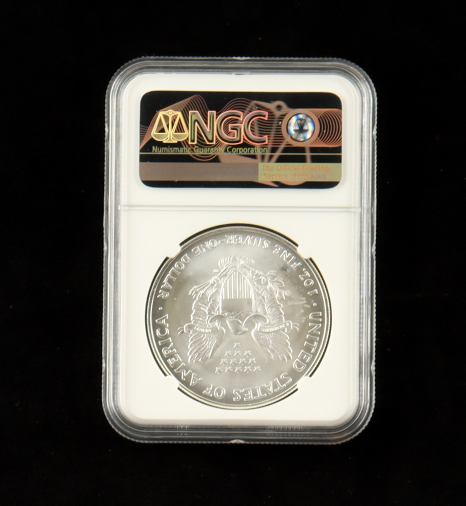 2003 American Silver Eagle - The Official Red Book Label (NGC MS69 ...