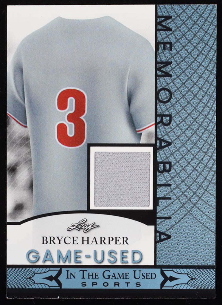 Bryce Harper 2024 ITG Used Sports Game-Used Memorabilia Blue #GUM20 ...