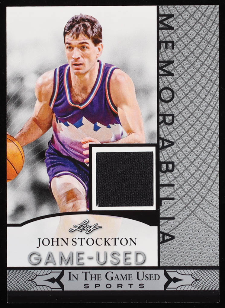 John Stockton 2024 ITG Used Sports Game-Used Memorabilia Silver #GUM69 ...
