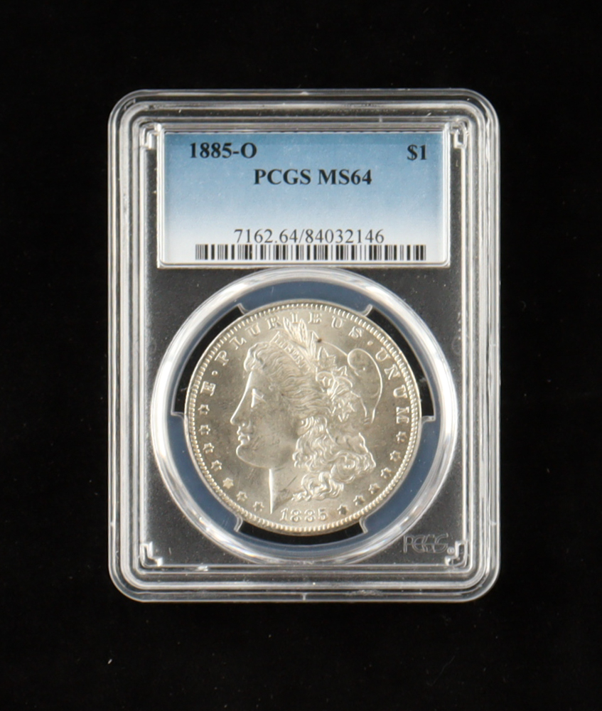 1885-O Morgan Silver Dollar (PCGS MS64) | Pristine Auction