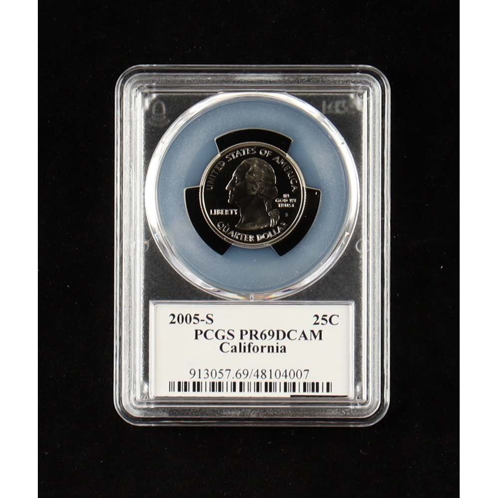 2005-S U.S. State Quarter Series, California - Deep Cameo Proof (PCGS ...