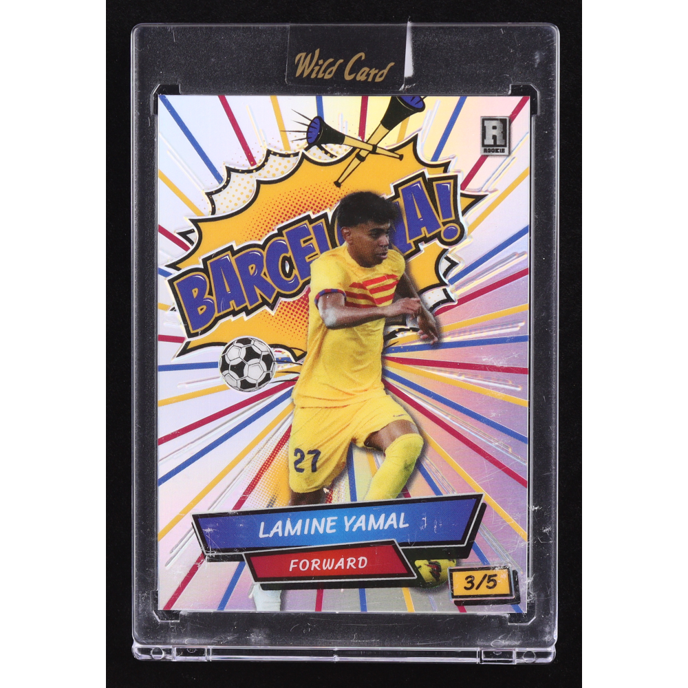 Lamine Yamal 2024 Wild Card Comix Barcelona! #ACBG-LY2 #03/05 RC | Pristine Auction