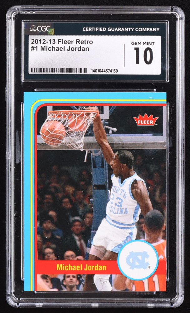 Michael Jordan 2012-13 Fleer Retro #1 (CGC 10) | Pristine Auction