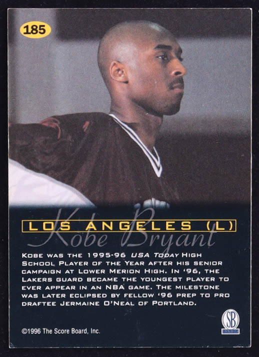 Kobe Bryant 1996-97 Score Board All Sport PPF #185 RC | Pristine Auction