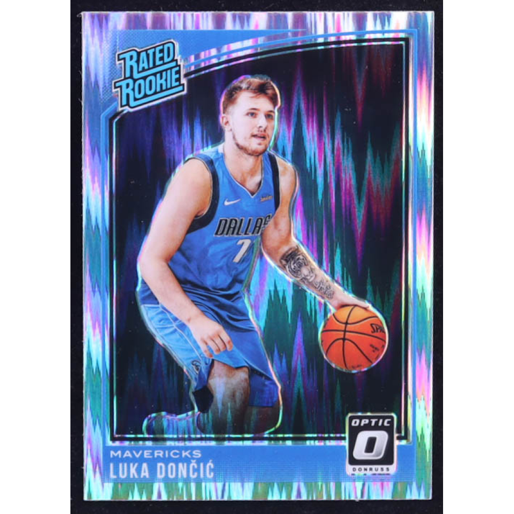 Luka Doncic 2018-19 Donruss Optic Shock #177 RR RC | Pristine Auction