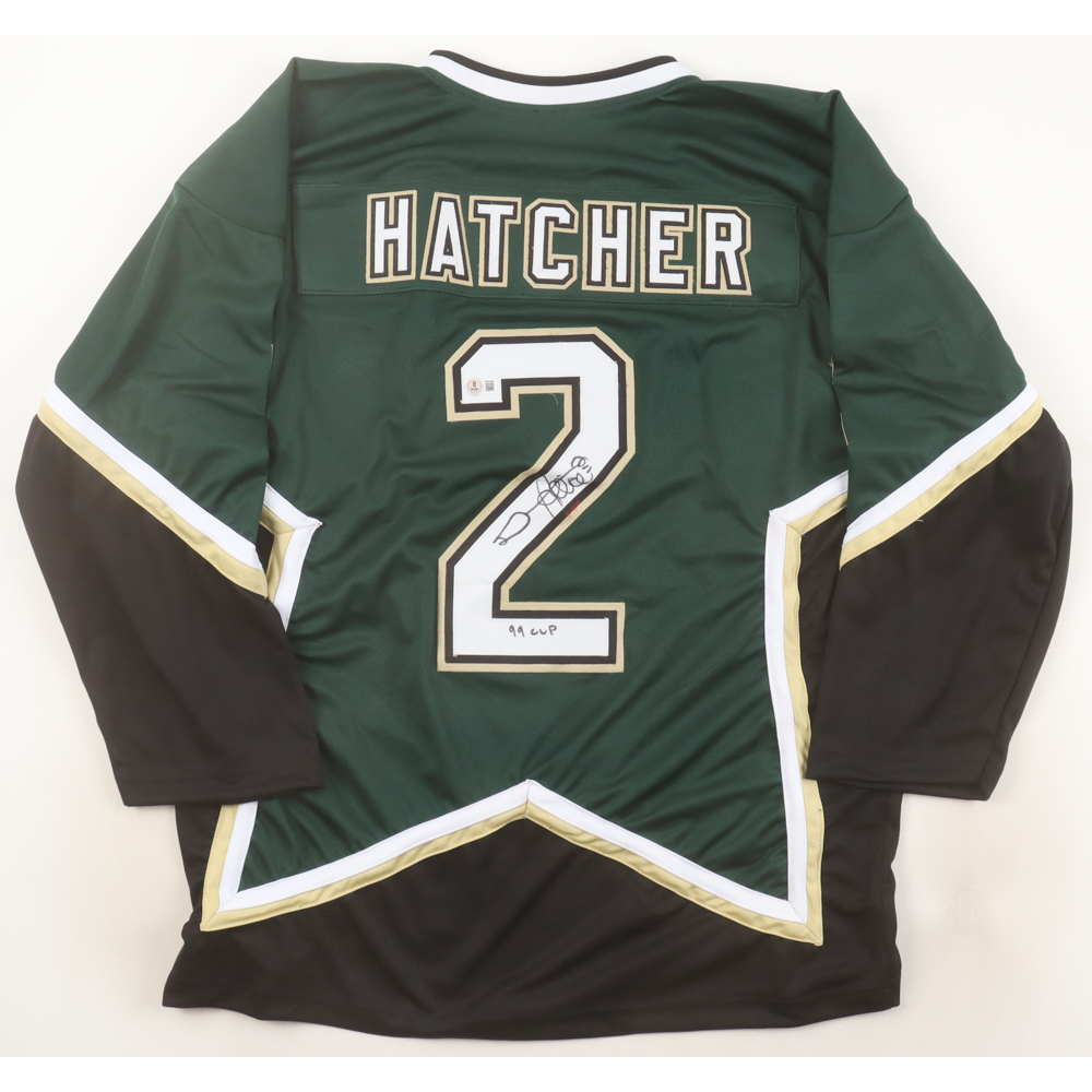 Derian Hatcher Signed Jersey Inscribed "99 Cup" (Beckett) | Pristine ...