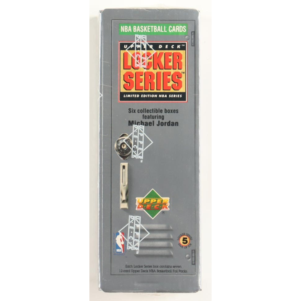 1991 Upper Deck NBA Michael Jordan Locker Series 5 Box with (7) Packs ...