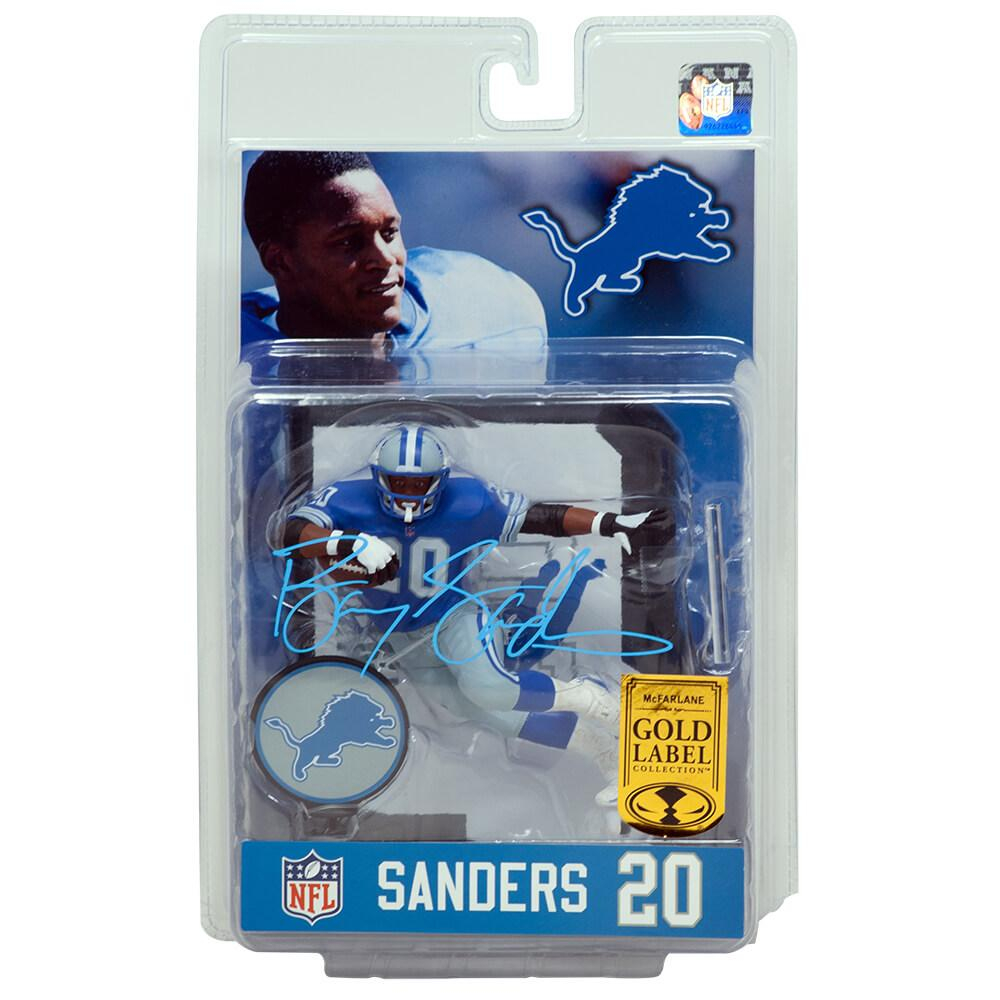 Barry Sanders Signed Lions McFarlane's Toys Action Figurine (Schwartz ...