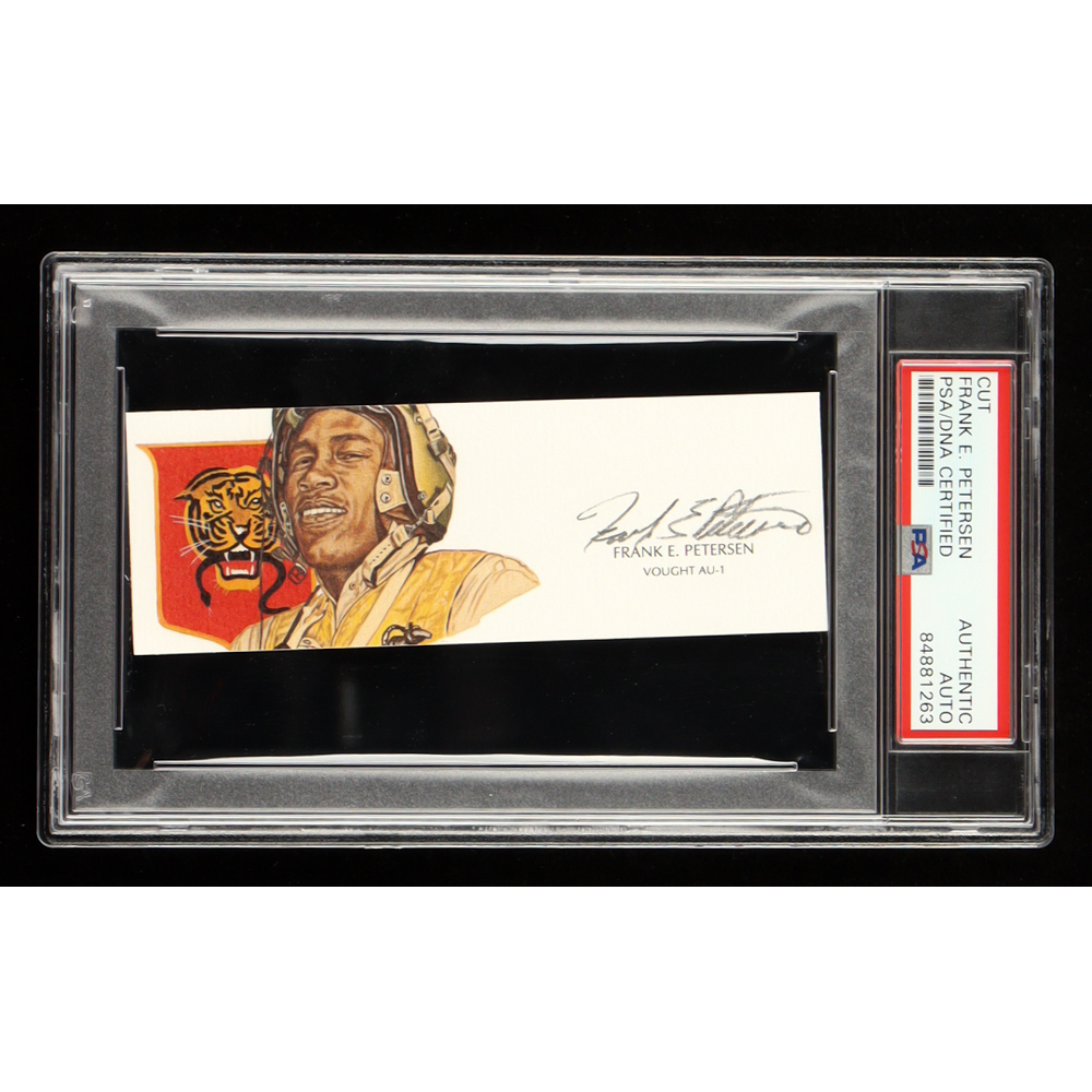 Frank Peterson Signed Cut Signature (PSA) Korean War America's First ...