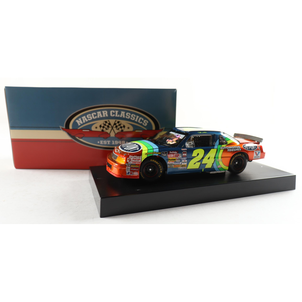 Jeff Gordon & Ray Evernham Signed LE NASCAR #24 Dupont 1994 Charlotte ...