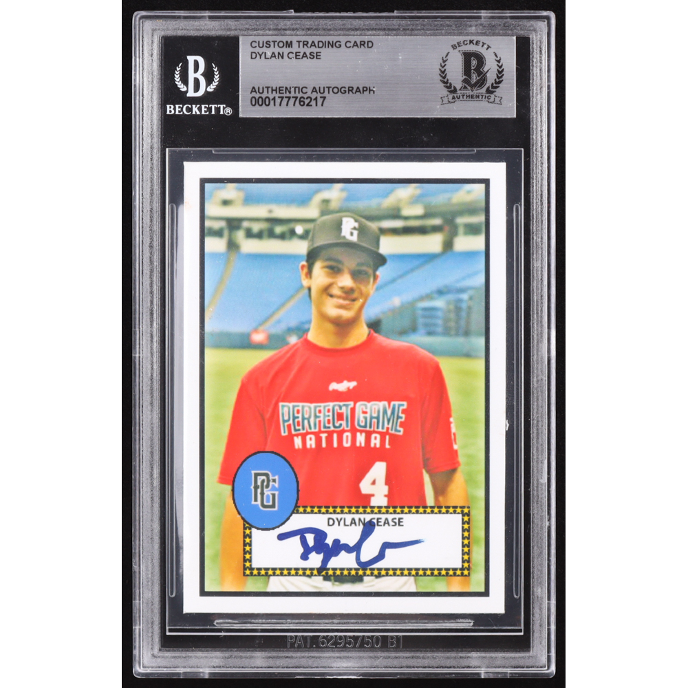 Dylan Cease Signed Custom Trading Card #DC-52-PG (Beckett Authentic ...