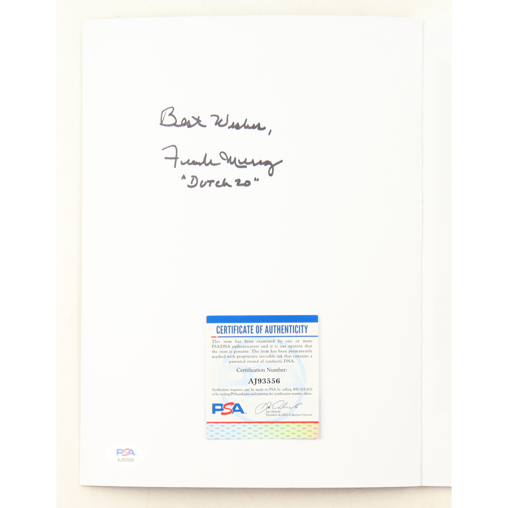 Frank Murray Signed Once Upon a Time at Area 51 Book (PSA) (d) CIA ...
