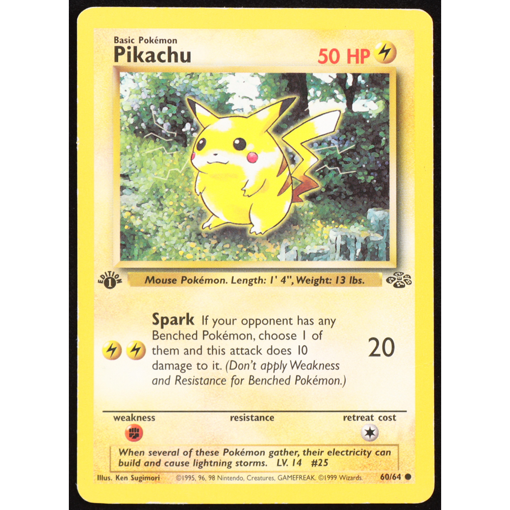 Pikachu 1999 Pokemon Jungle 1st Edition #60 | Pristine Auction