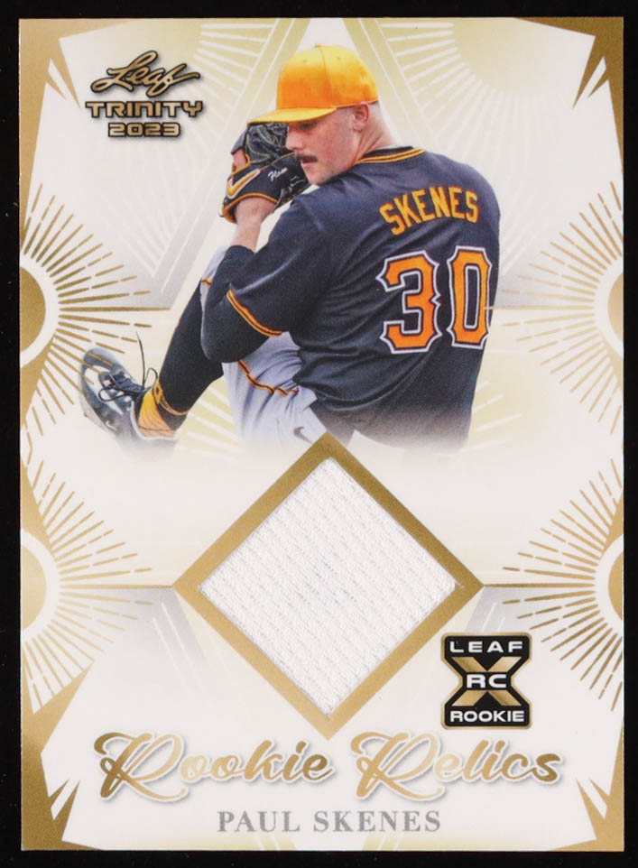 Paul Skenes 2023 Leaf Trinity Mega Box Rookie Relics #RR41 RC ...