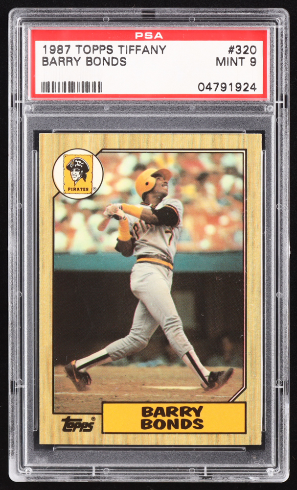 Barry Bonds 1987 Topps Tiffany #320 RC (PSA 9) | Pristine Auction
