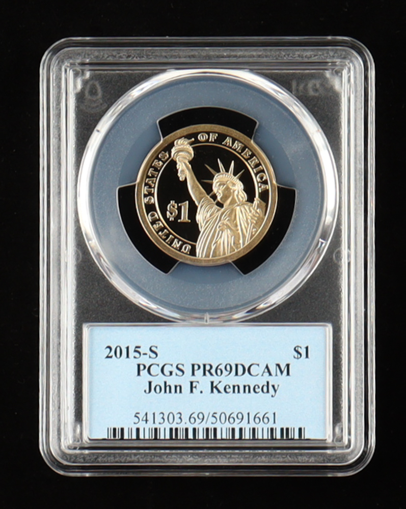 2015-S U.S. Presidential Proof $1 Coin - John F. Kennedy 35th President ...