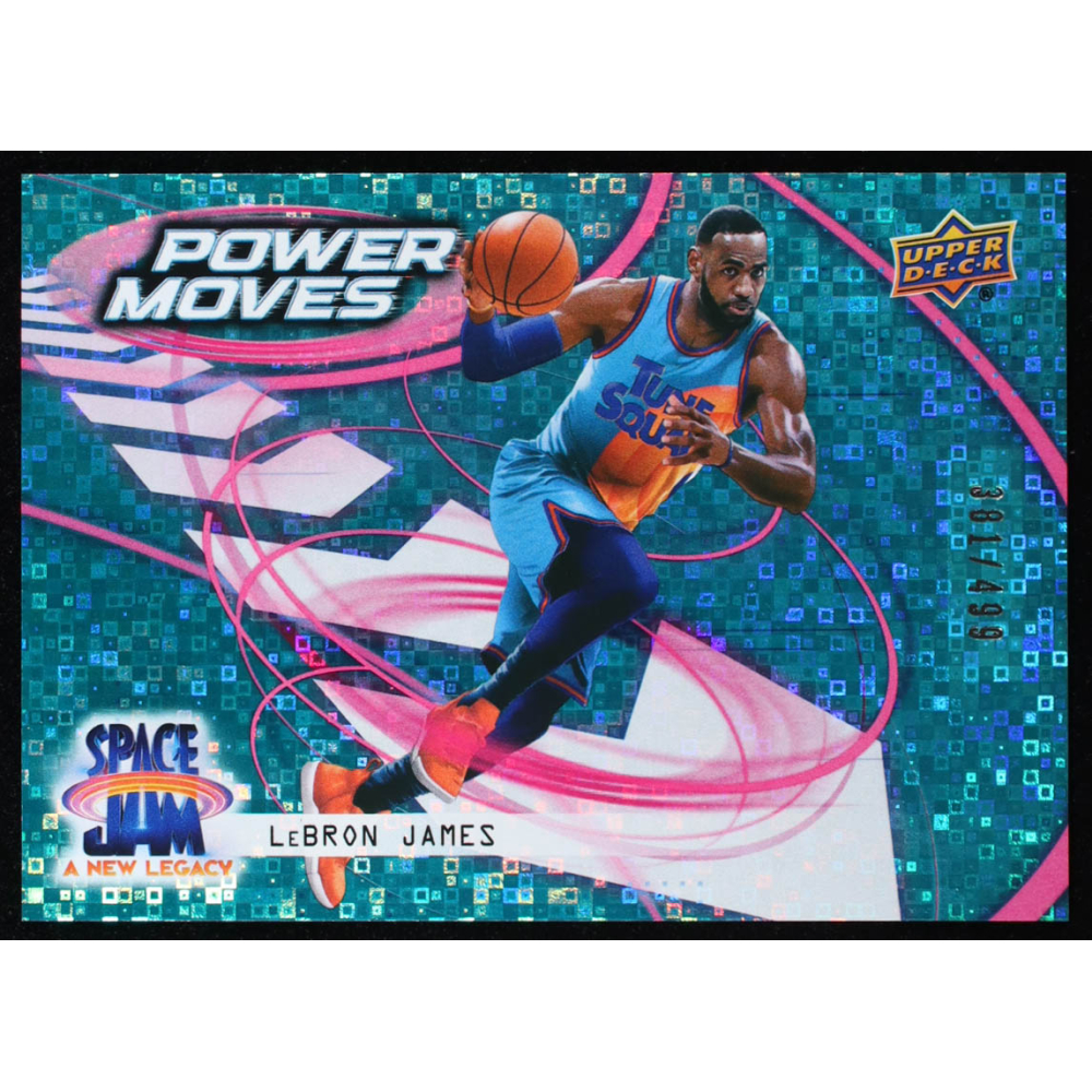 LeBron James 2021 Upper Deck Space Jam A New Legacy Power Moves Mega ...