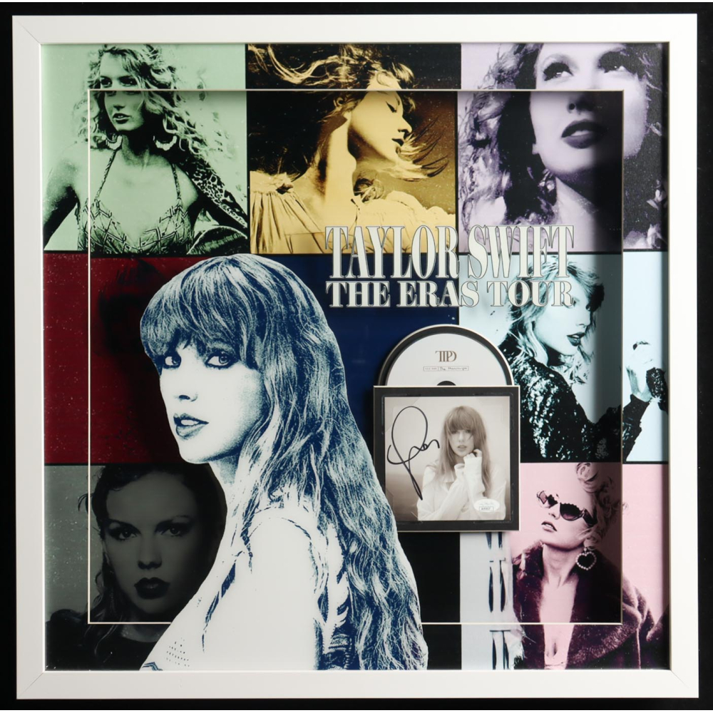 Taylor Swift Signed Custom LED Backlit Framed "The Tortured Poets ...