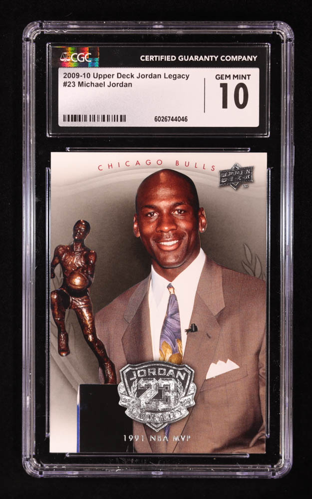 Michael Jordan 2009-10 Upper Deck Michael Jordan Legacy Collection #23 ...