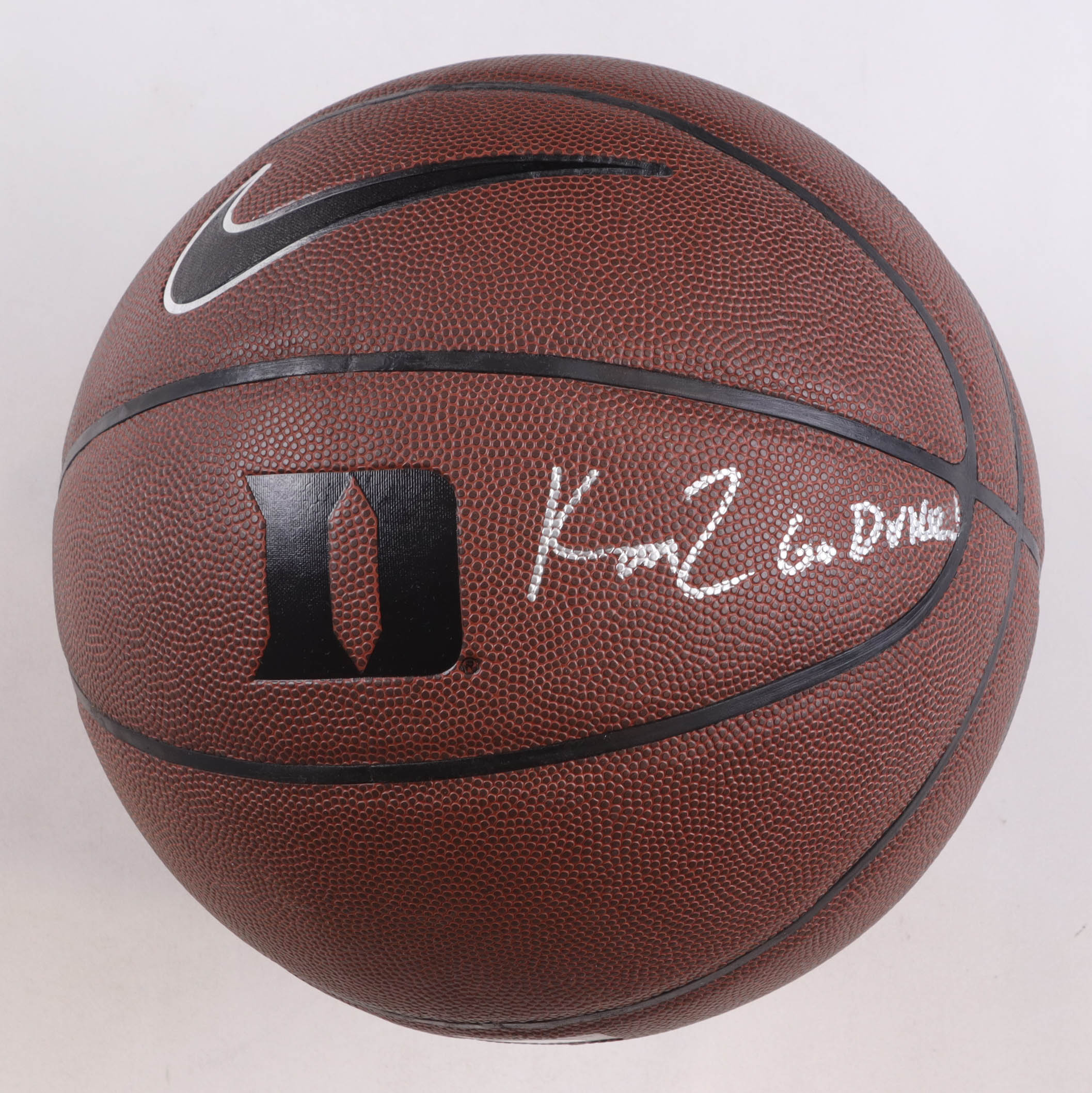 Kon Knueppel Signed Duke Blue Devils Logo Nike Basketball Inscribed "Go ...