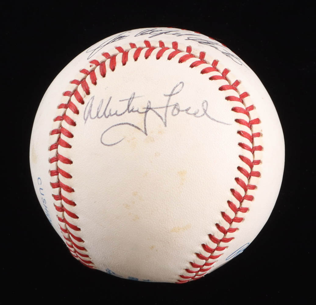 Whitey Ford & Jim "Catfish" Hunter Signed OAL Baseball (PSA) | Pristine ...