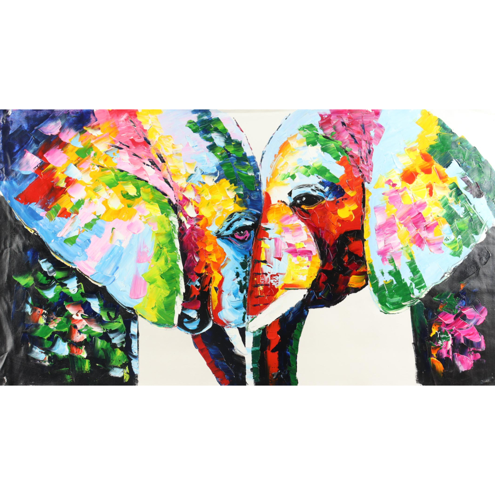 "Love" 25x45.5 Original Oil Painting on Linen by Rodney Weng (Weng ...