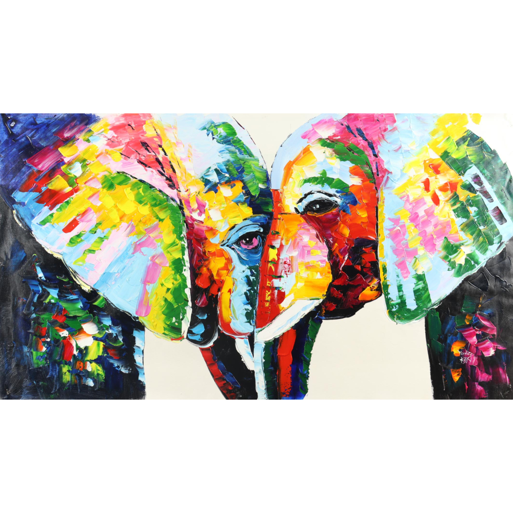 "Love" 25x45.5 Original Oil Painting on Linen by Rodney Weng (Weng ...