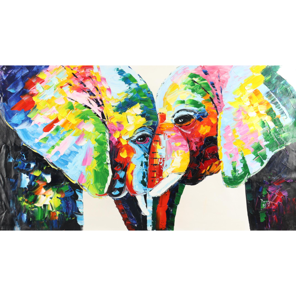 "Love" 25x45.5 Original Oil Painting on Linen by Rodney Weng (Weng ...