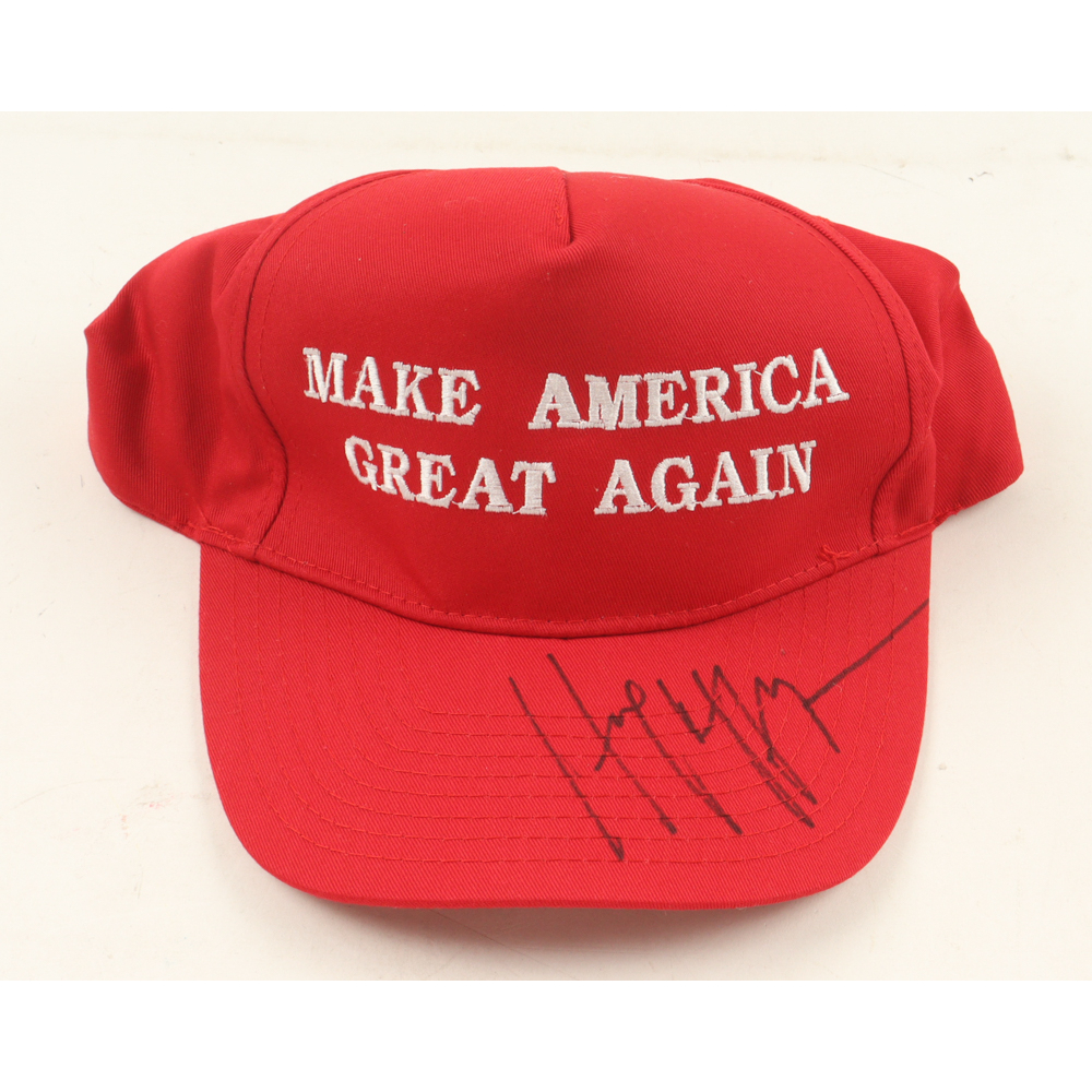 Hulk Hogan Signed "Make America Great Again" Adjustable Hat (JSA ...