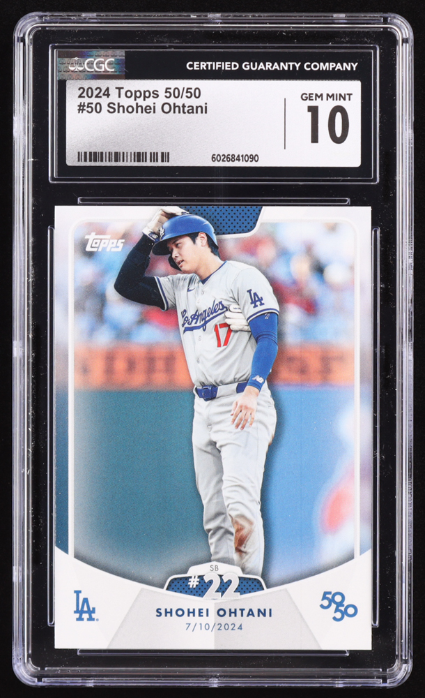 Shohei Ohtani 2024 Topps 50/50 #50 (CGC 10) | Pristine Auction