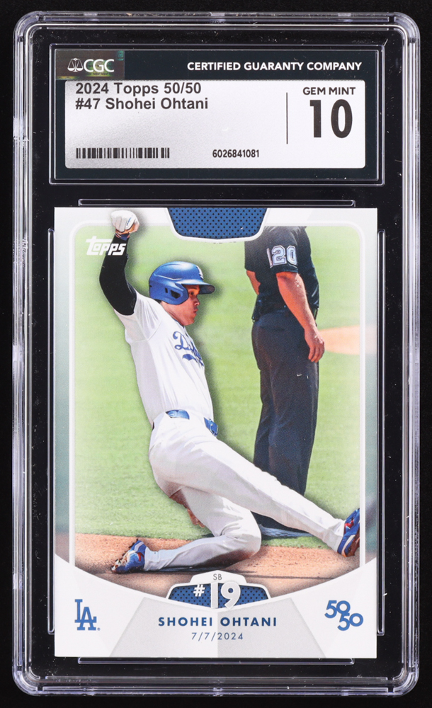Shohei Ohtani 2024 Topps 50/50 #47 (CGC 10) | Pristine Auction
