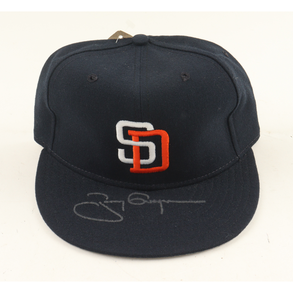 Tony Gwynn Signed Padres New Era Pro Model Fitted Baseball Hat (Beckett ...