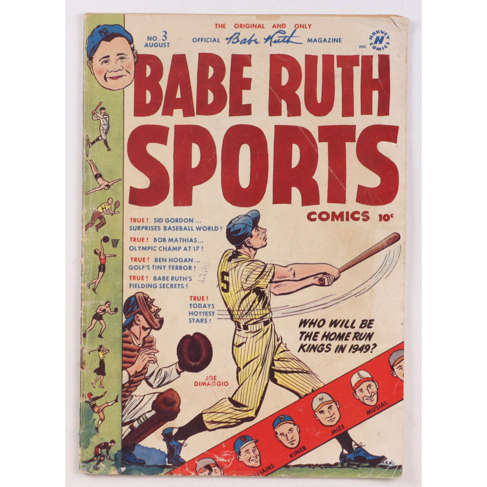 Babe Ruth Original 1949 Comic Book | Pristine Auction